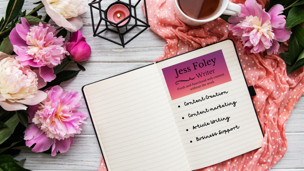 This is Jess Foley - Writer