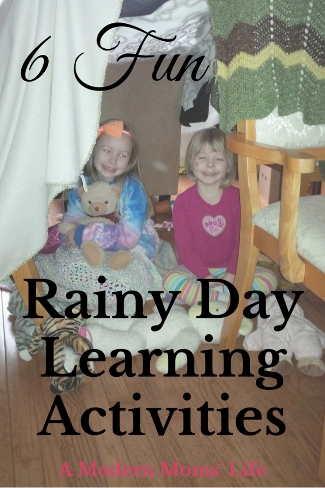 6 Fun Rainy Day Learning Activities ~ Jess Foley - Writer
